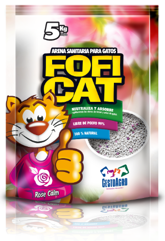 Arena Fofi Cat Rose x 5 Kg| guau.com.co
